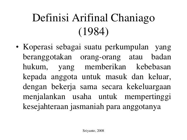 Pengertian Dan Prinsip Prinsip Koperasi 