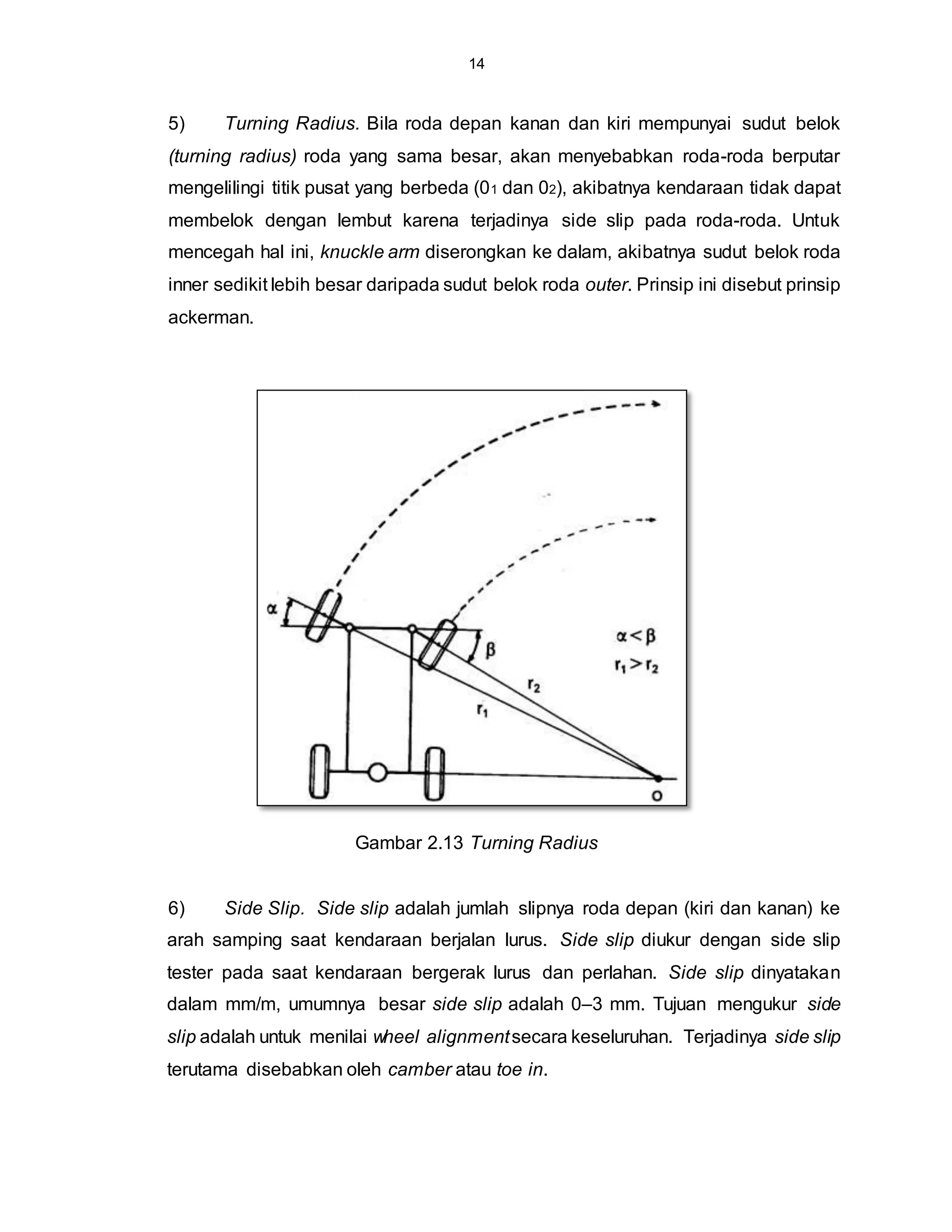 Bab II Sistem kemudi dan suspensi | PDF