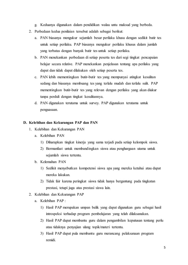 Norm Reference Test and Criterion Referenced Test | DOCX