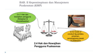 PPT KEPEMIMPINAN DAN MANAJEMEN PUSKESMAS (KMP) | PPT