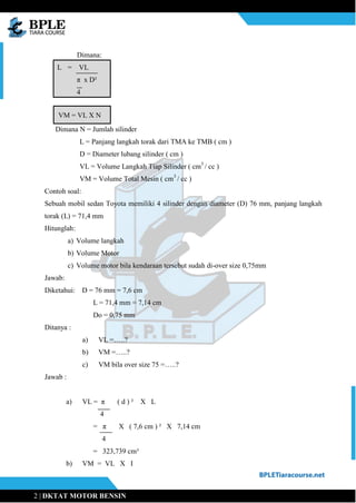 Bab ii. modul i kemampuan mesin | PDF