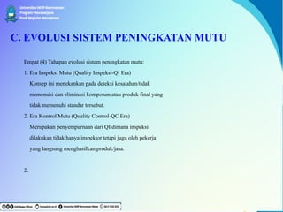 Pengertian mutu dan klasifikasi mutu Pendidikan | PPTX