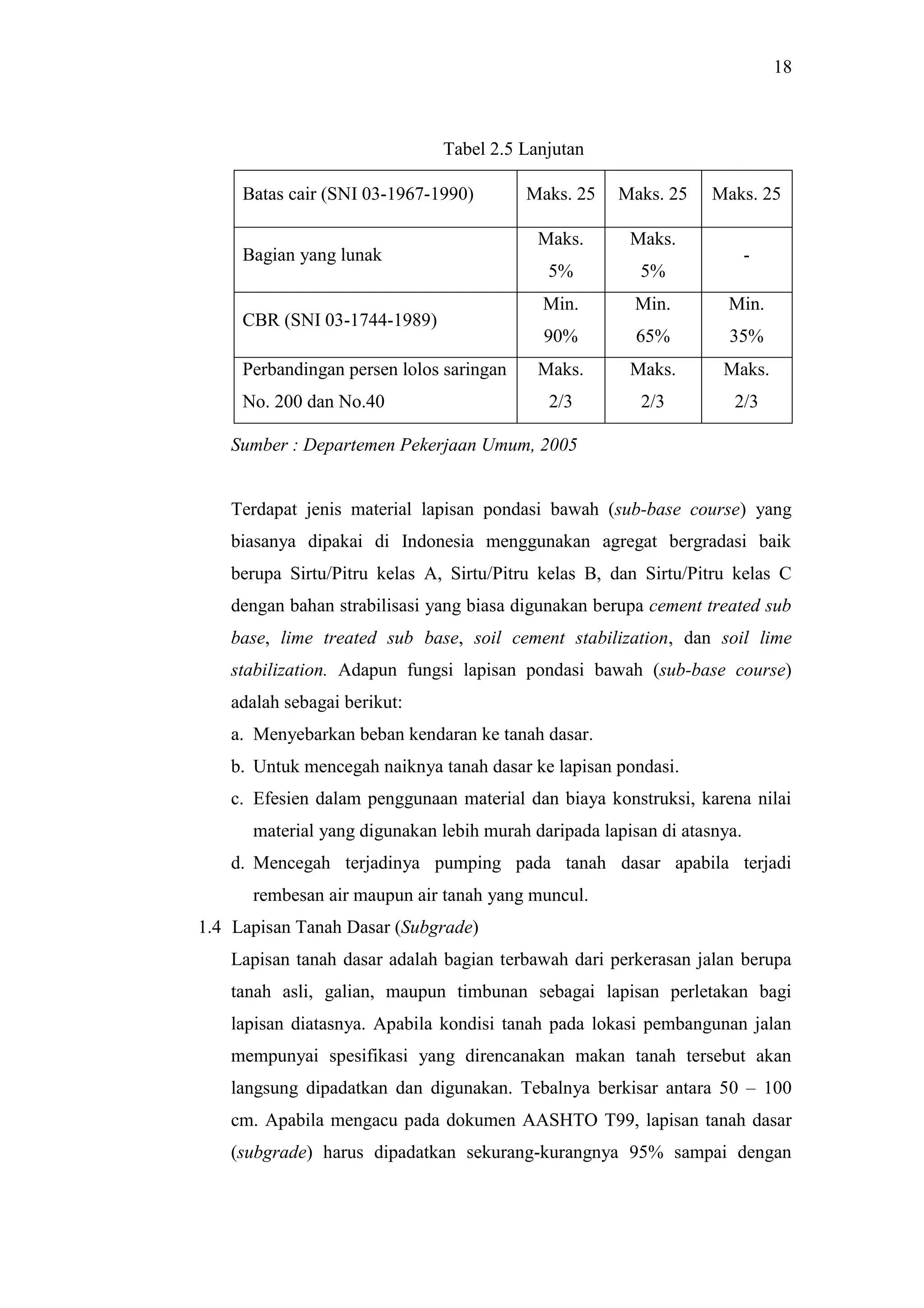 KLASIFIKASI JALAN berdasarkan fungsi, status, dan kelasnya | PDF