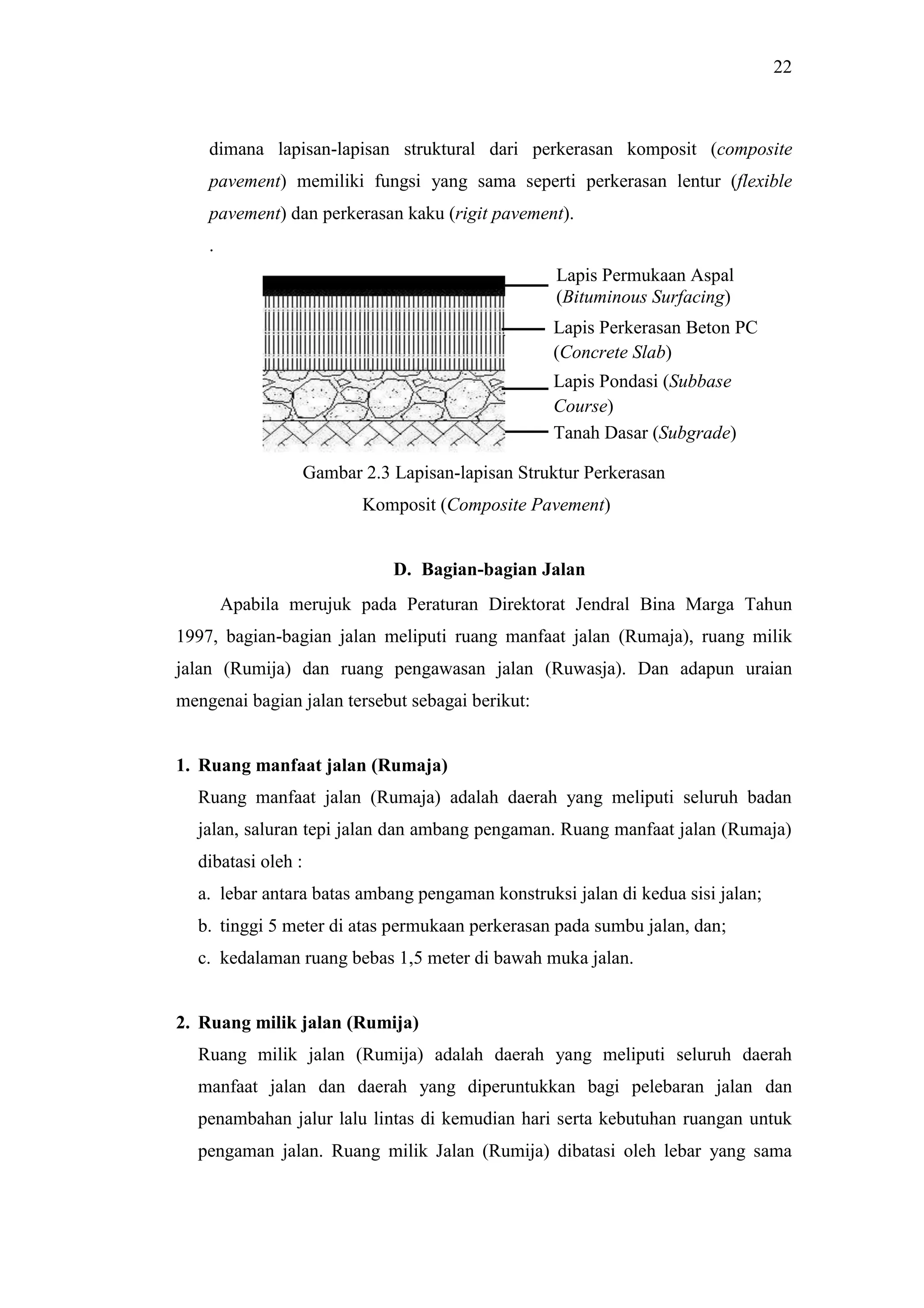 KLASIFIKASI JALAN berdasarkan fungsi, status, dan kelasnya | PDF
