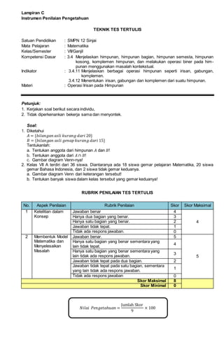 Bab ii 5. operasi irisan | DOCX