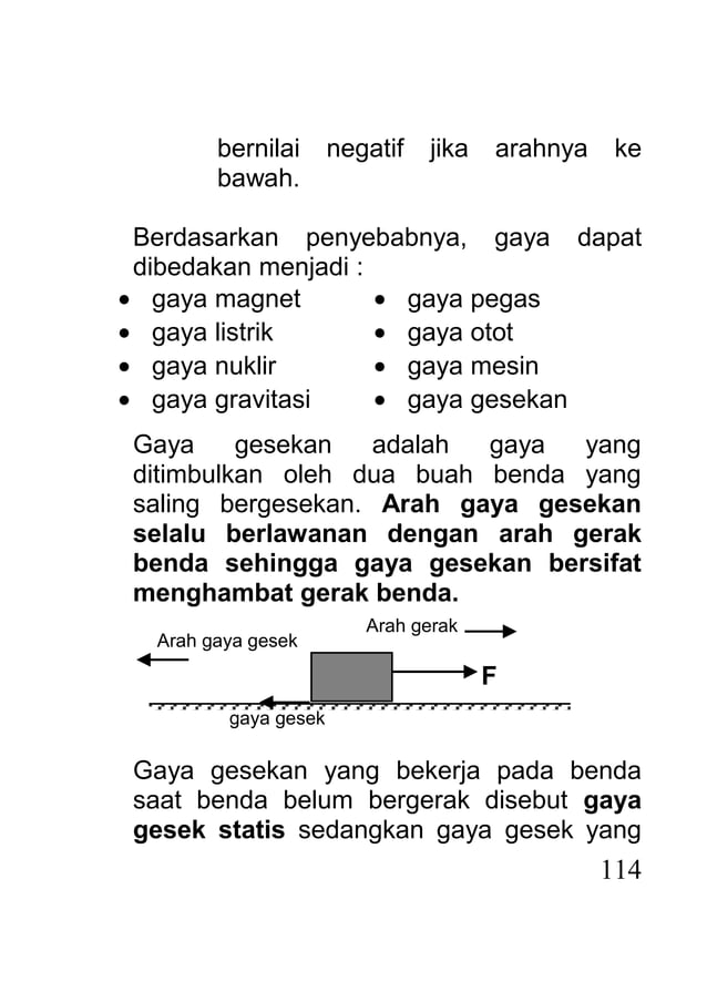 Bab ii gaya dan hukum newton | PDF