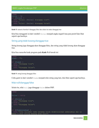 Bab II - Pernyataan Kondisi Bercabang | PDF