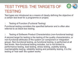 Chapter 2 Testing Throughout the Software Life Cycle | PPTX | Operating ...