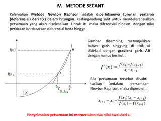 BAB II AKAR-AKAR PERSAMAAN.pptx