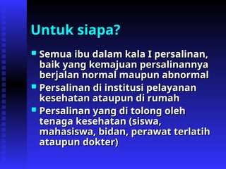 BAB IIa Partograf pada persalinan normal | PPT