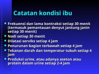 BAB IIa Partograf pada persalinan normal | PPT
