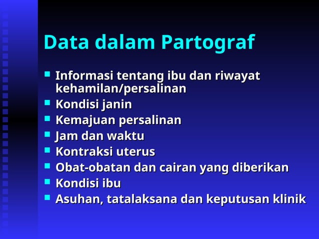 BAB IIa Partograf pada persalinan normal | PPT