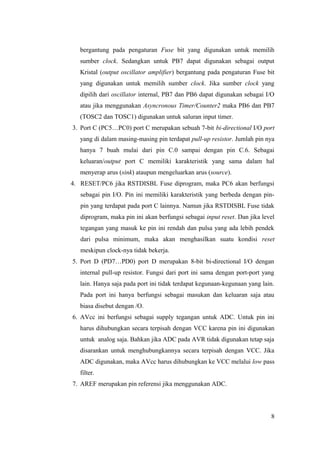 Bab ii atmega8 | PDF
