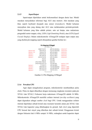 Bab ii atmega8 | PDF