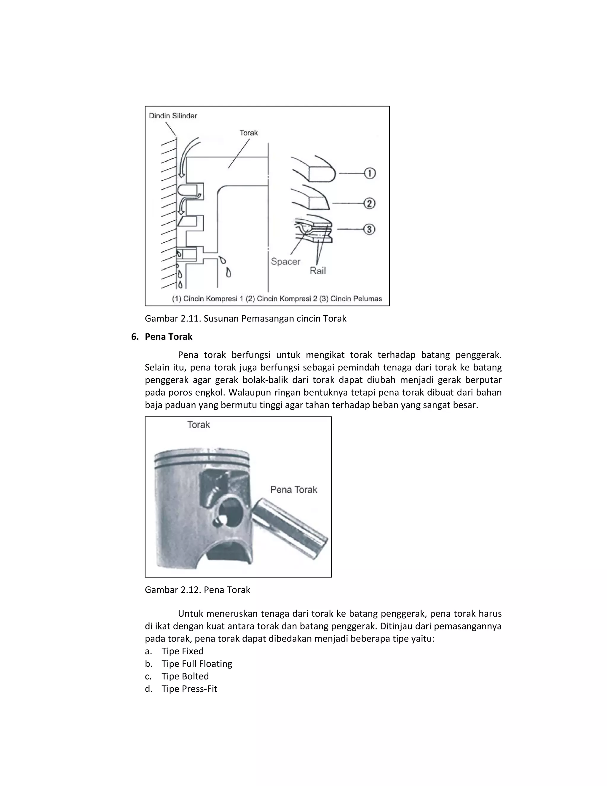 Bab ii engine sepeda motor | PDF