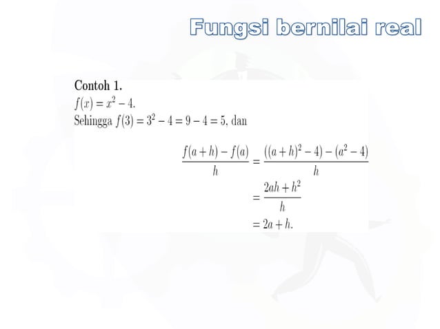 Matematika Dasar Bab II Fungsi Real | PPT