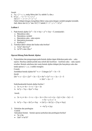 Ajabar Matematika SMP | PDF