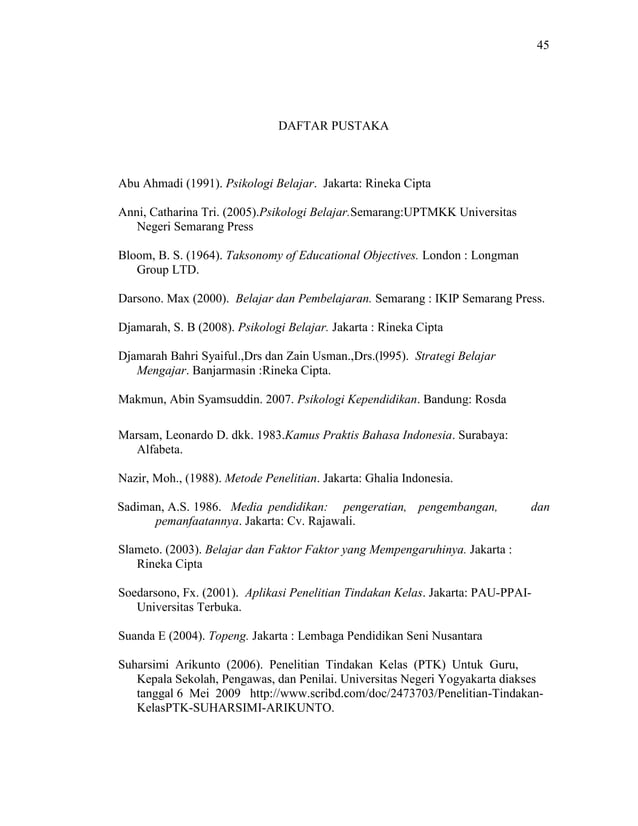 Bab iii PTK seni rupa BePee NaiNs UNP | PDF