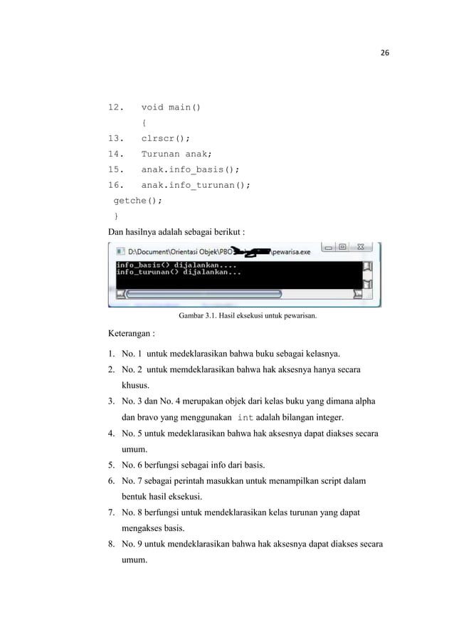 BAB 3 PBO C++ Pewarisan | PDF