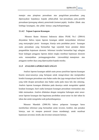 ANALISIS FUNDAMENTAL, TEKNIKAL DAN KASUS ULTJ | PDF