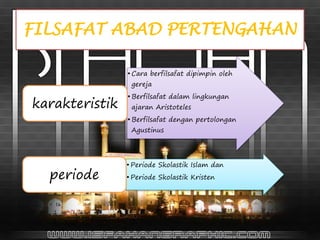 filsafat masa skolastik | PPTX