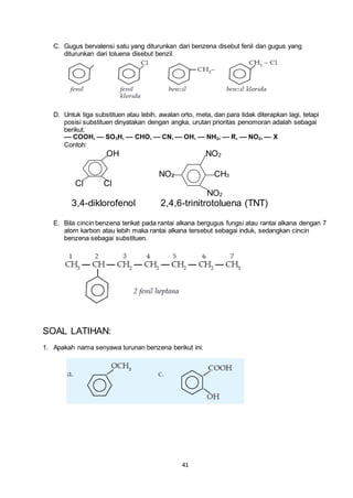 Bab iii. benzena dan turunannya | PDF