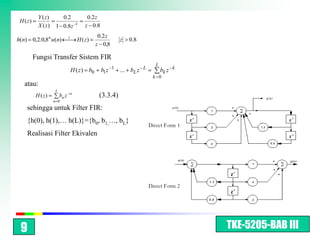 Bab iii transformasi z | PPSX