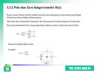 Bab iii transformasi z | PPSX