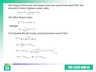 Bab iii transformasi z | PPSX