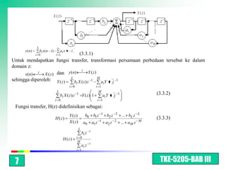 Bab iii transformasi z | PPSX