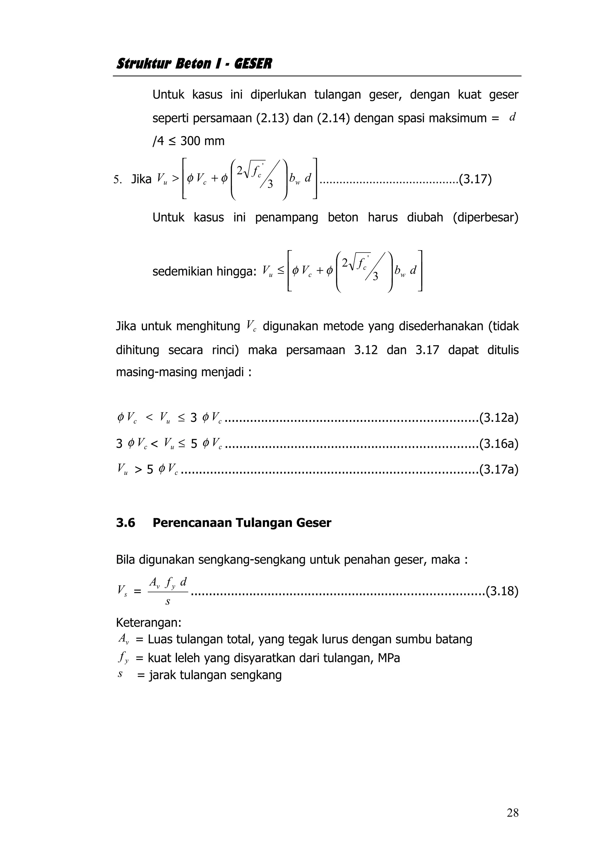 Bab iii analisis geser | DOC