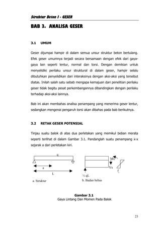 Bab iii analisis geser | DOC