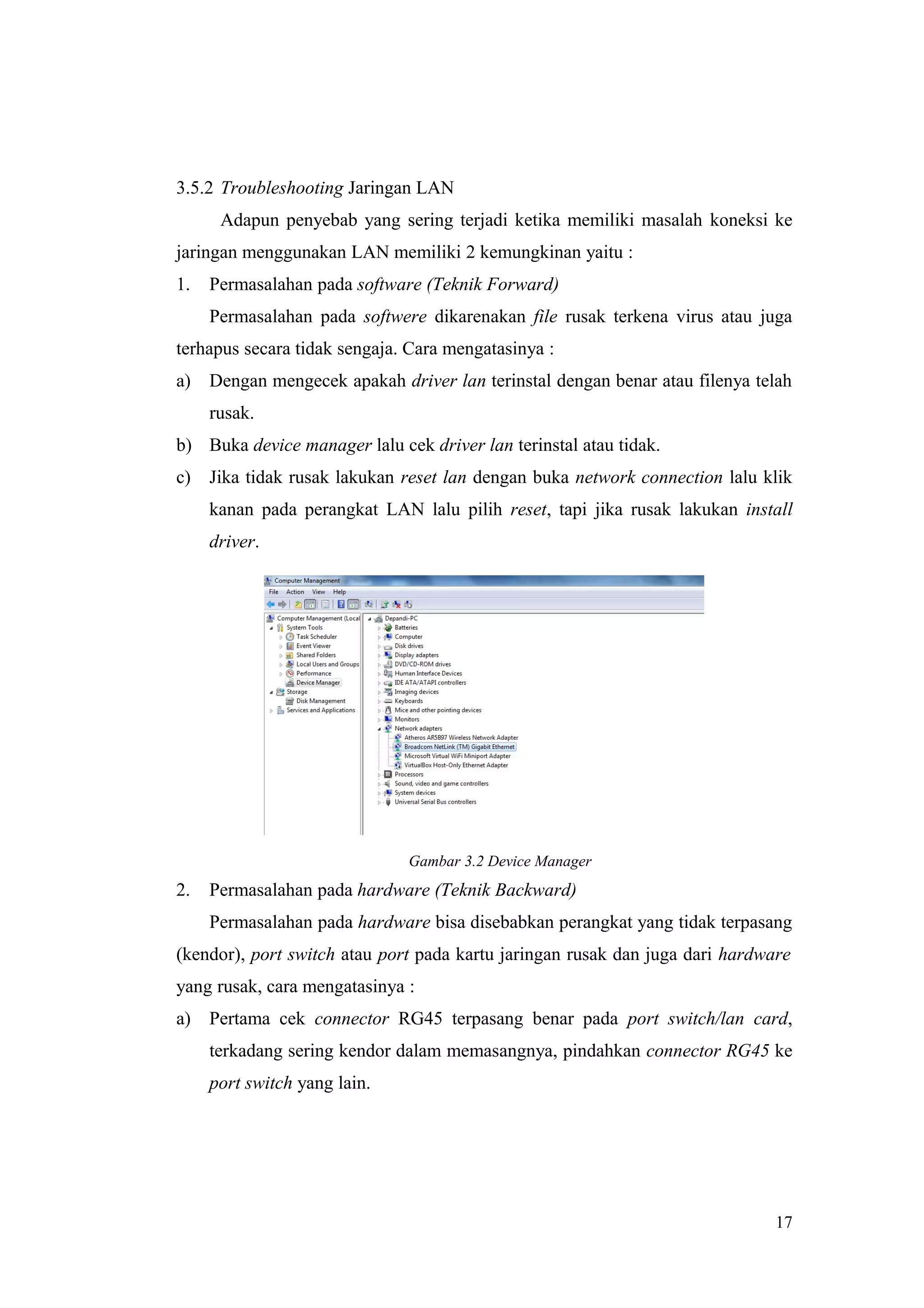 Bab iii bidang pekerjaan kp | PDF