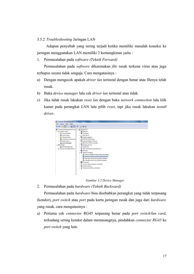 Bab iii bidang pekerjaan kp | DOC