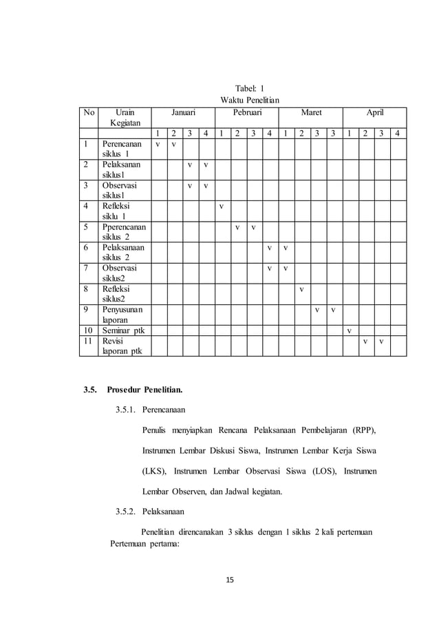 proposal penelitian tindakan kelas Bab i , ii, iii, | DOCX