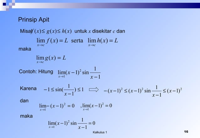 Bab 3. Limit dan Kekontinuan ( Kalkulus 1 ) | PPS