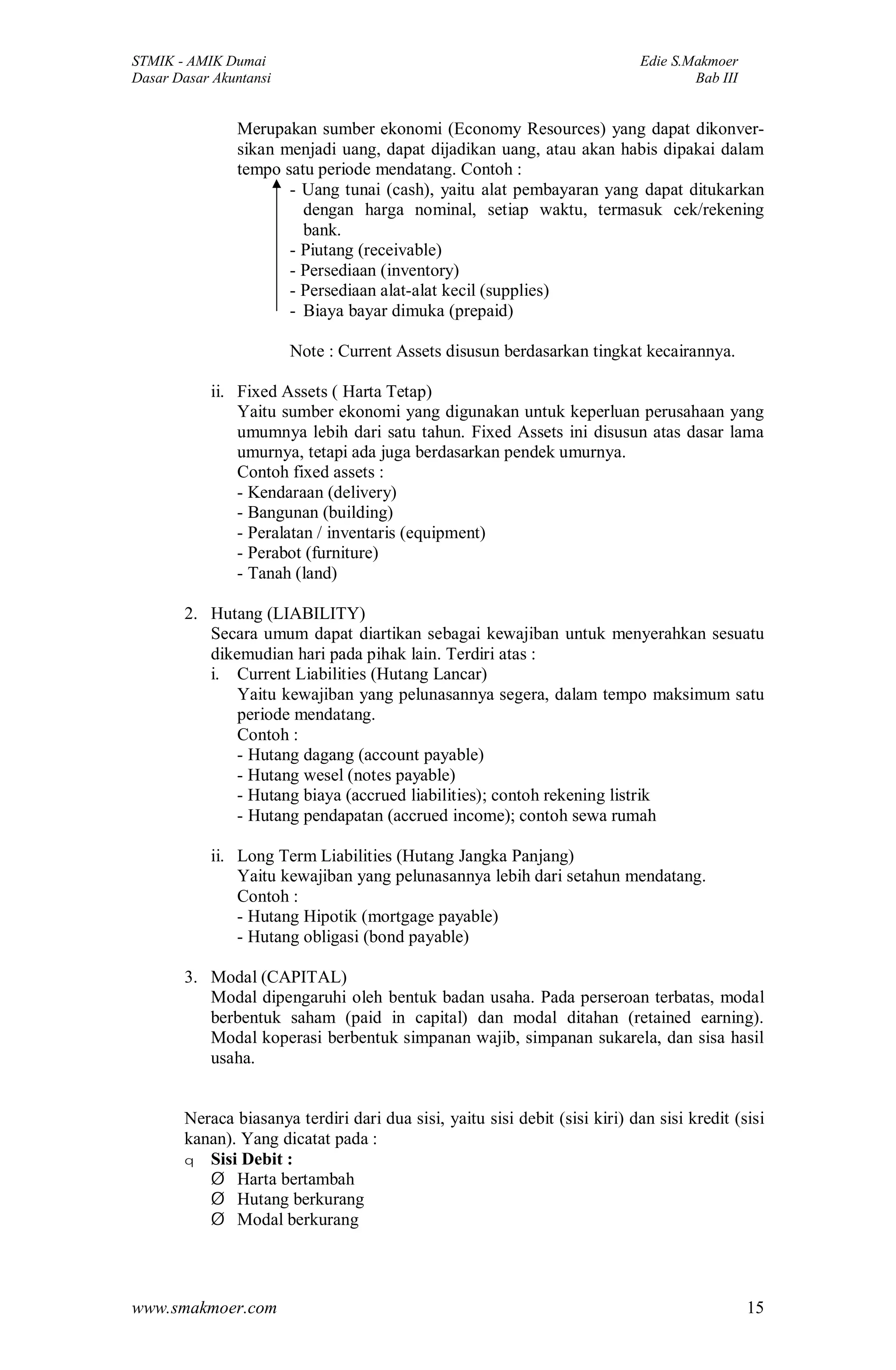 Bab iii laporan keuangan | PDF