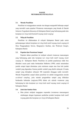 Bab iii metodologi penelitian | PDF