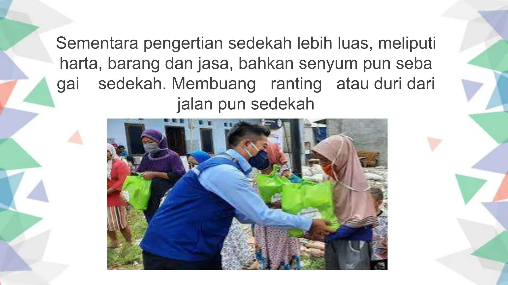 BAB II infak dan sedekah materi Al quran hadis kelas 8 semester ganjil ...