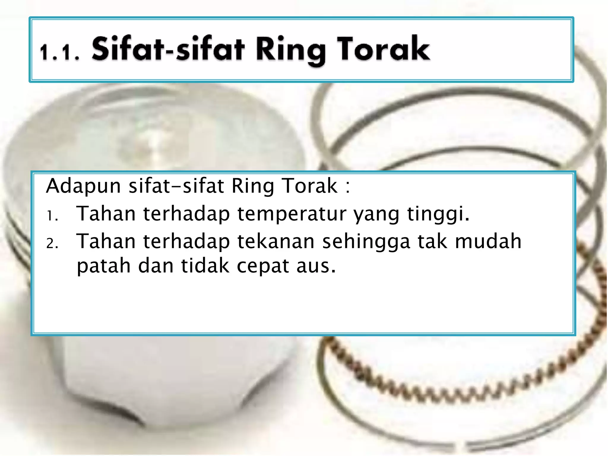 BAB III : Komponen Pokok Motor Bensin | PPTX
