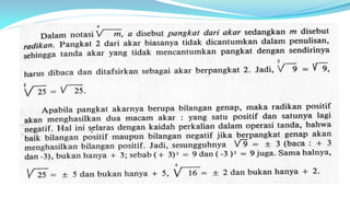 Bab iii pangkat akar dan logaritma | PPTX