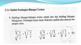 Bab iii pangkat akar dan logaritma | PPTX
