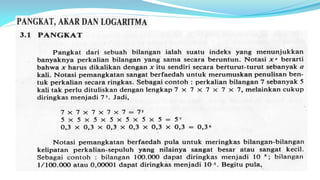 Bab iii pangkat akar dan logaritma | PPTX
