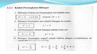 Bab iii pangkat akar dan logaritma | PPTX
