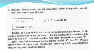 Bab iii pangkat akar dan logaritma | PPTX
