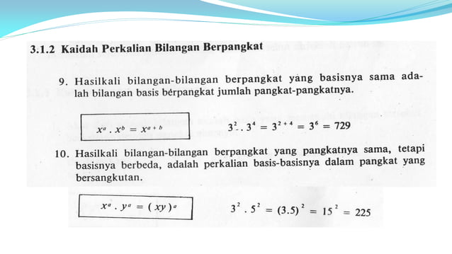 Bab iii pangkat akar dan logaritma | PPTX