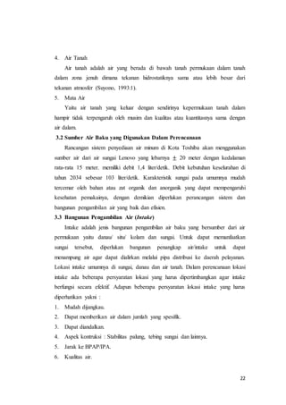 perencanaan intake | DOCX