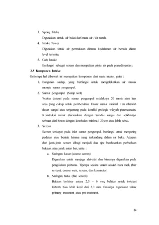 perencanaan intake | DOCX