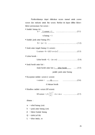 perencanaan intake | DOCX