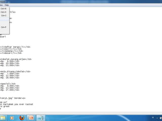 Bab iii proyek web html notepad | PPT